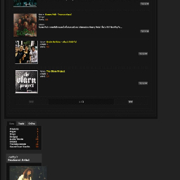 Error On Artist Menu (Pro Jam Dark Skin) - The Jamroom Network | Jamroom